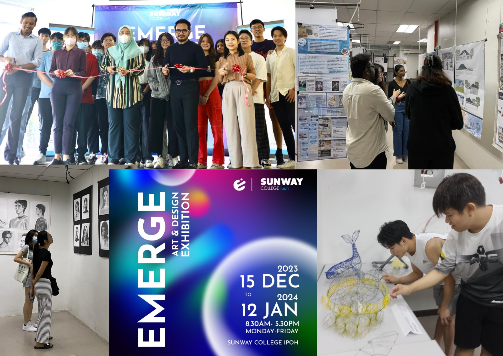From Imagination to Exhibition with Sunway College Ipoh's 'EMERGE’ art exhibition | Sunway College